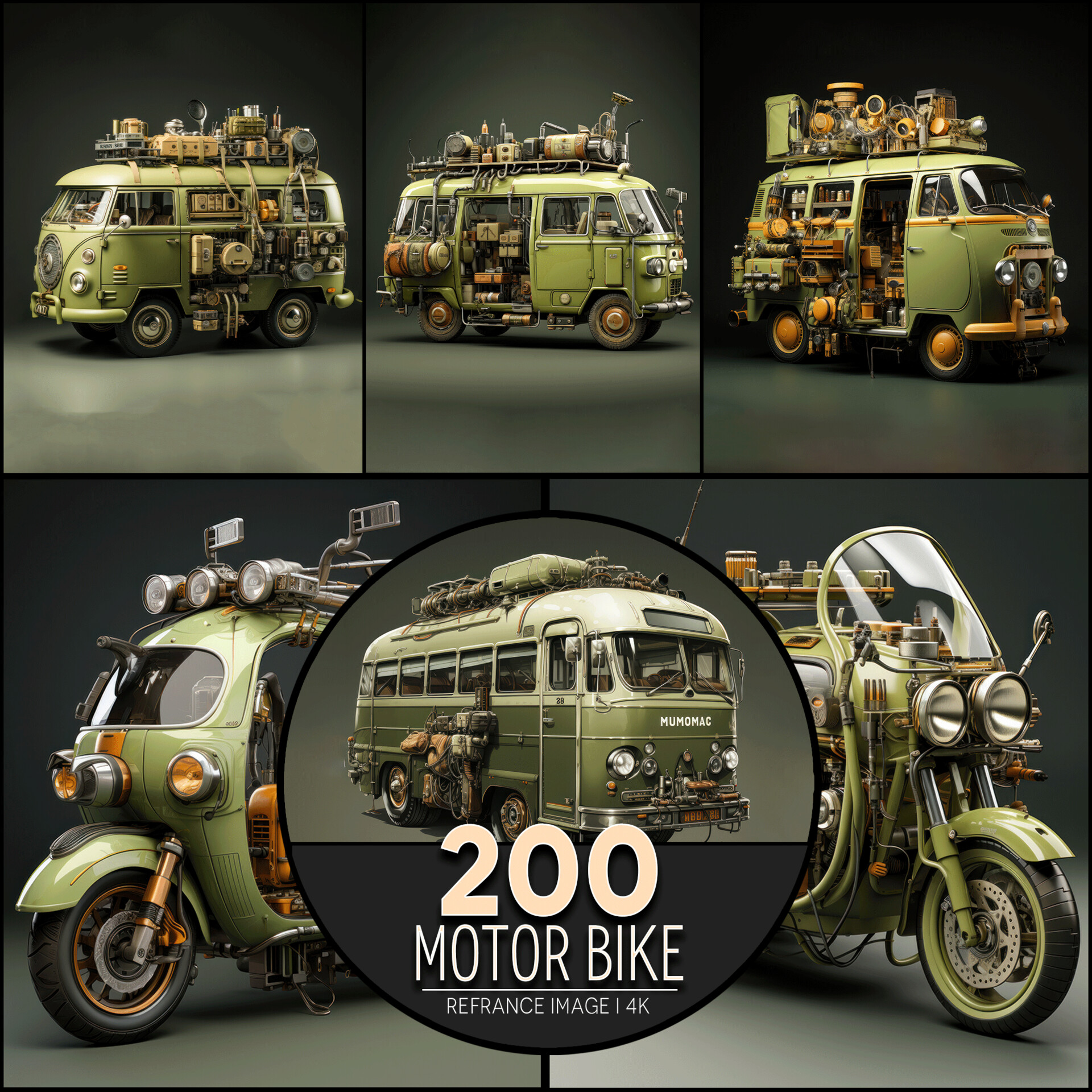 ArtStation - Motor Bike 4K Reference/Concept Images