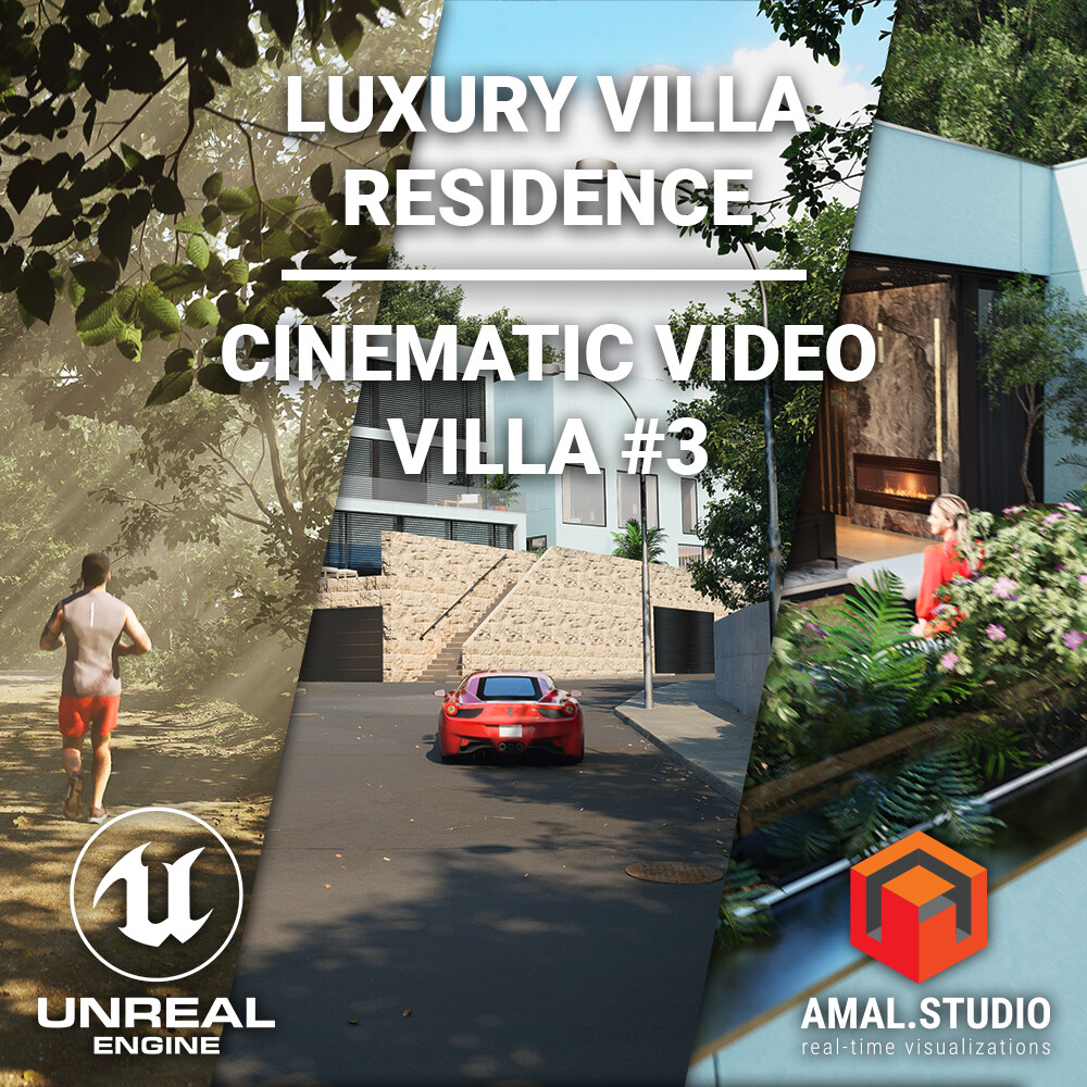Roman Jambor - Unreal engine artist - Luxury Villa Residence | Villa n.3 | Unreal engine 5 Cinematic