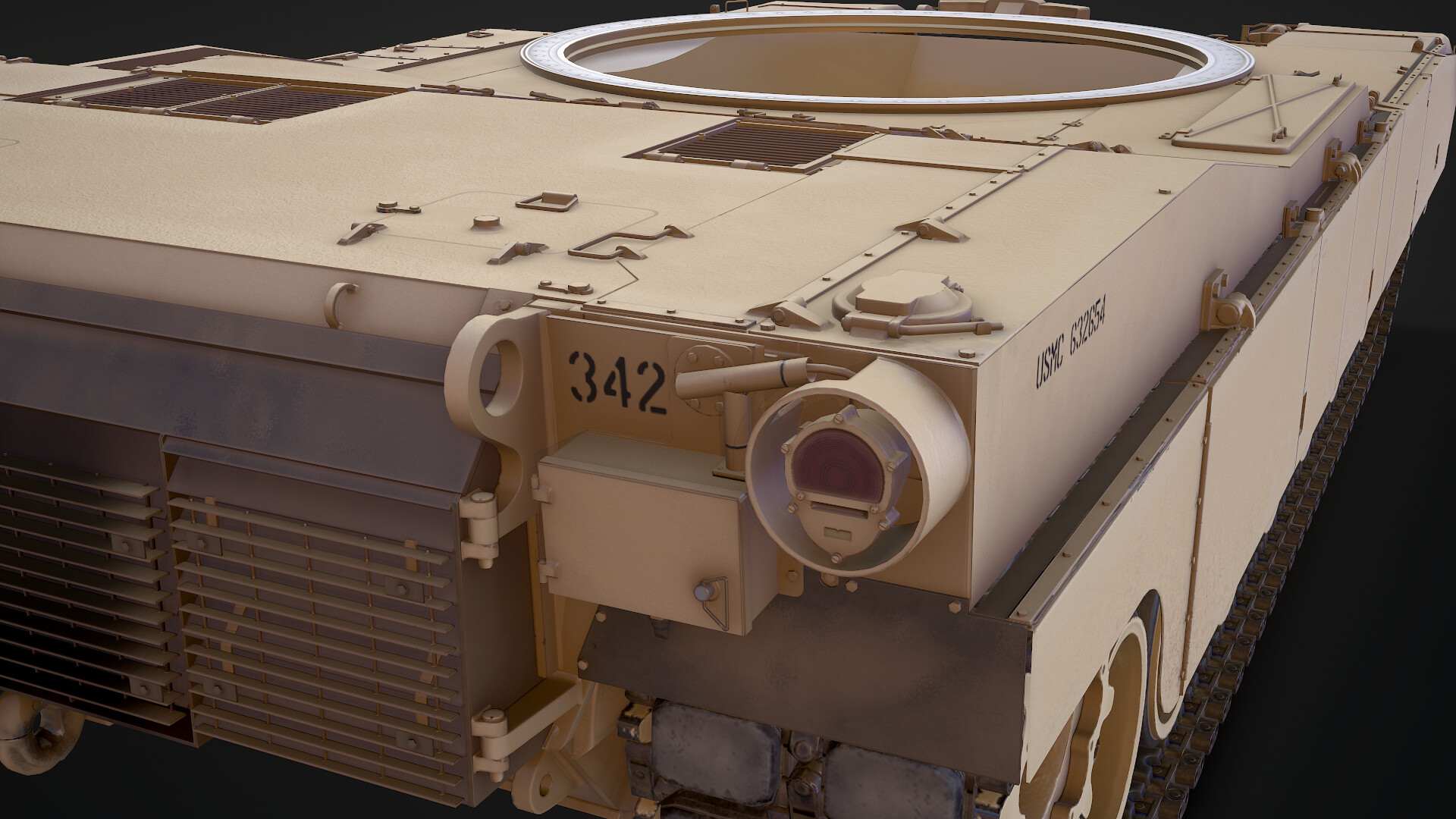 ArtStation - Abrams WIP: Hull