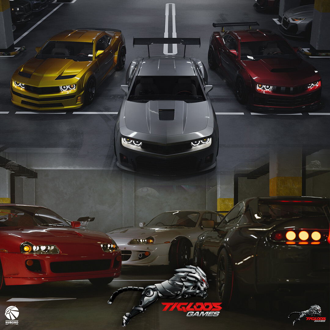 ArtStation - cars collection game ready