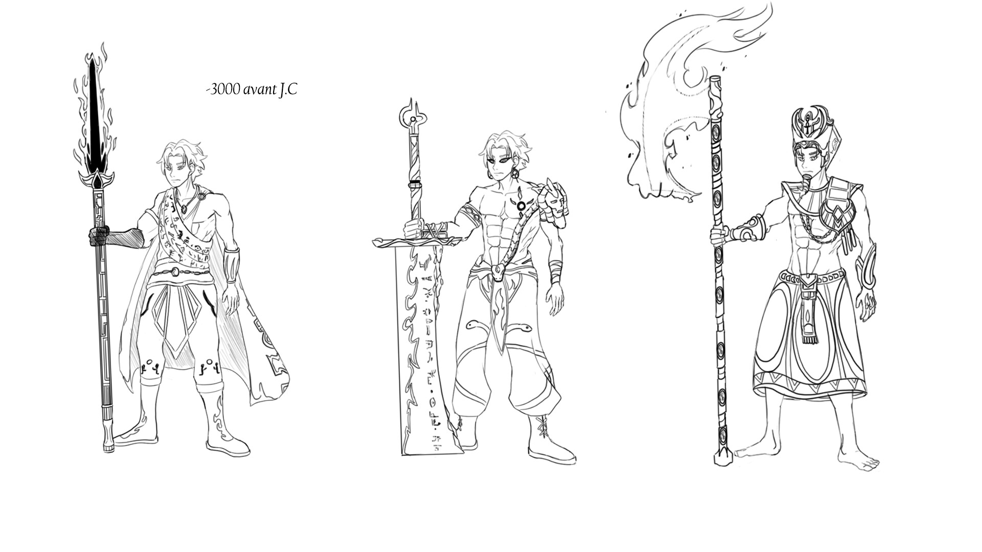 ArtStation - DJESER - the prince of Egypt and have the power of Atoum ...