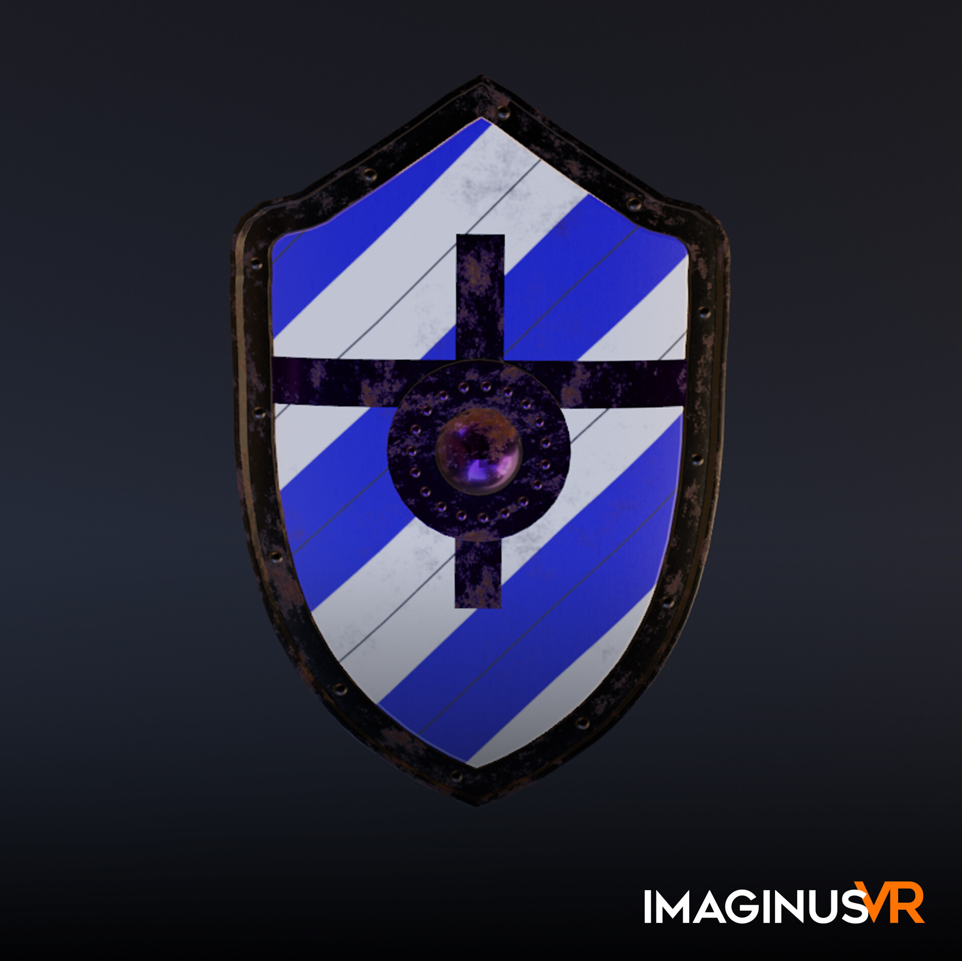 ArtStation - Game asset Majestic Striped Crest Defender