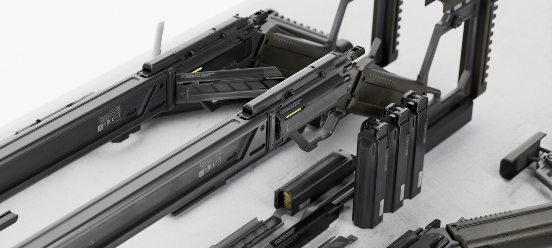 ArtStation - 23-5-12 Battery Energized Rifle