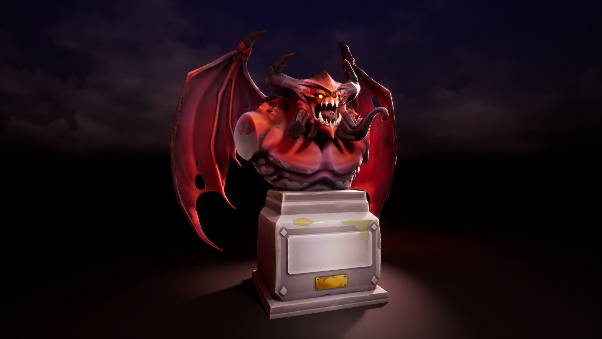 ArtStation - Demon Bust - PBR Character