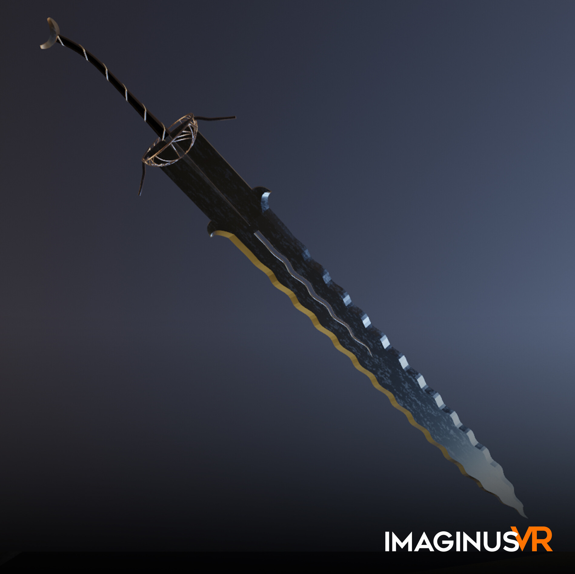 ArtStation - Game asset Elegant Wavy-Blade Weapon