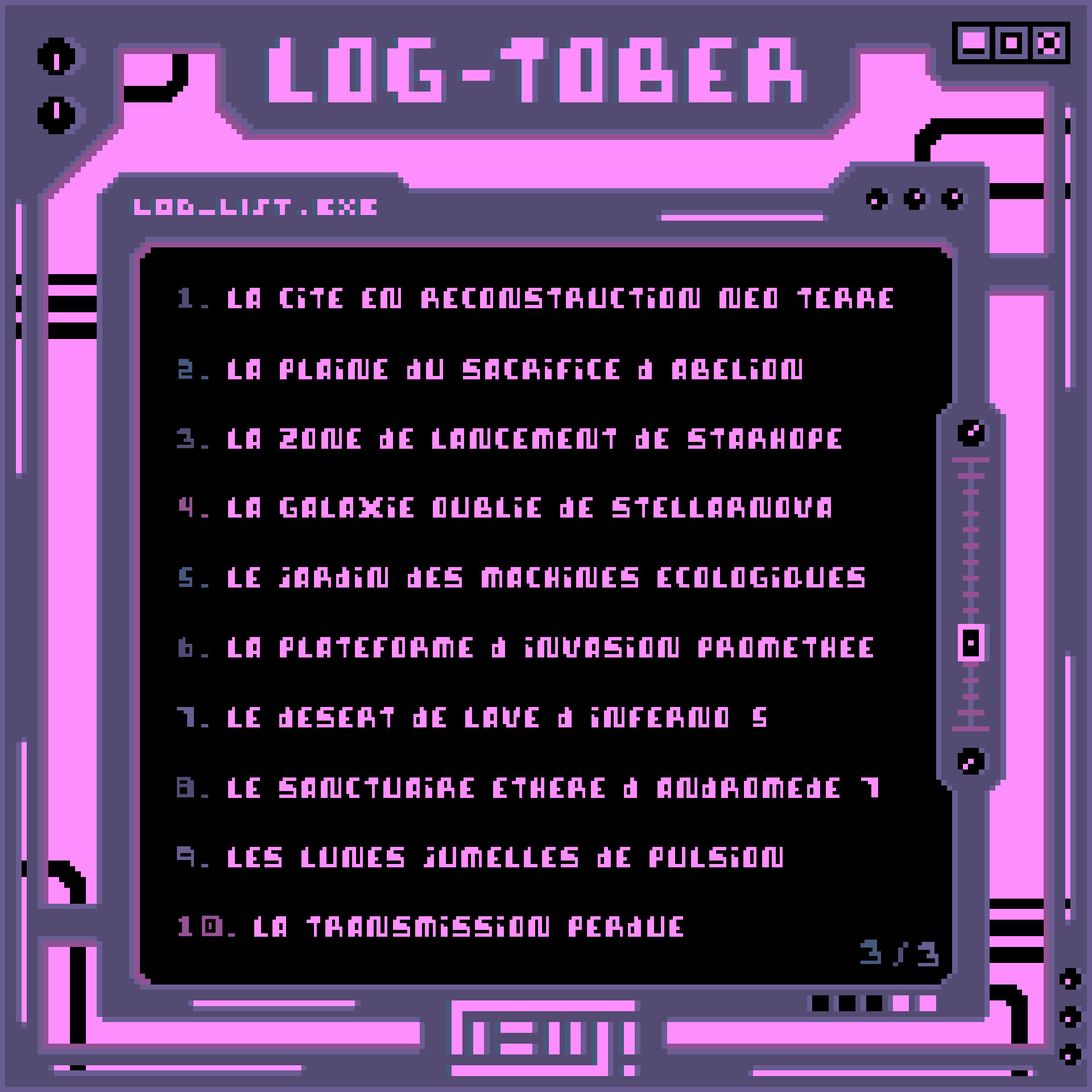 ArtStation - Logtober - Part 3