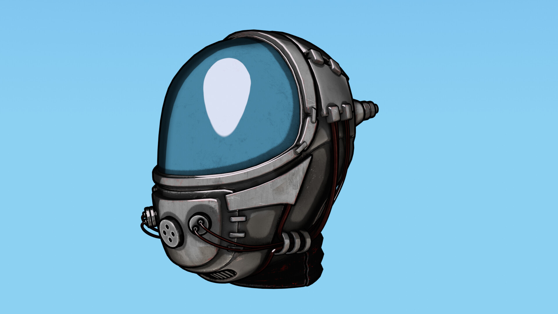 ArtStation - Helmet - Space Mask T2