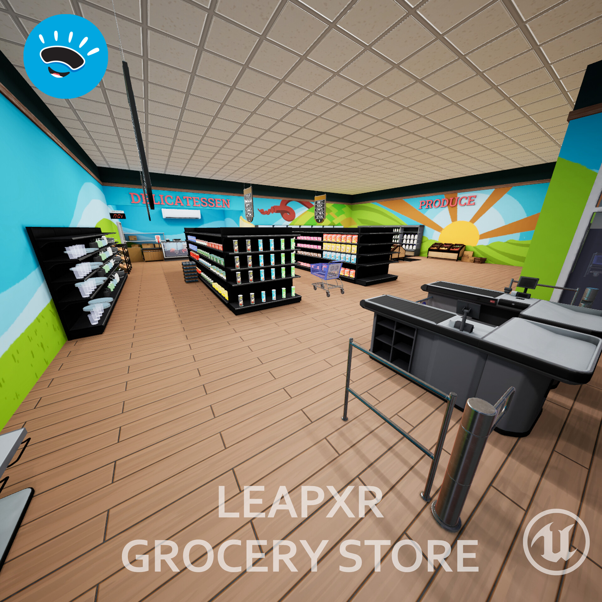 ArtStation - LeapXR Grocery Store Level Buildout