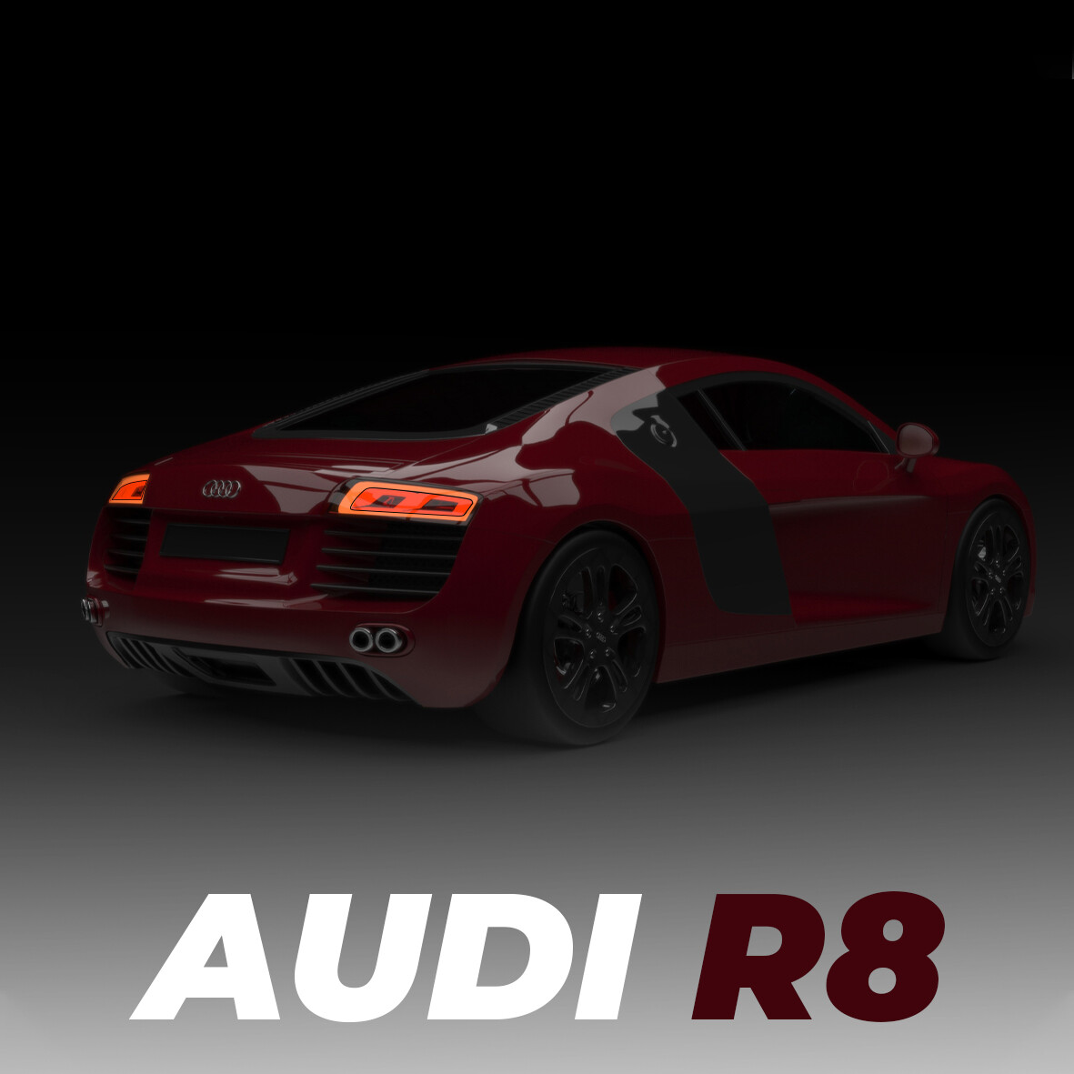ArtStation - Car Modeling "Audi R8"