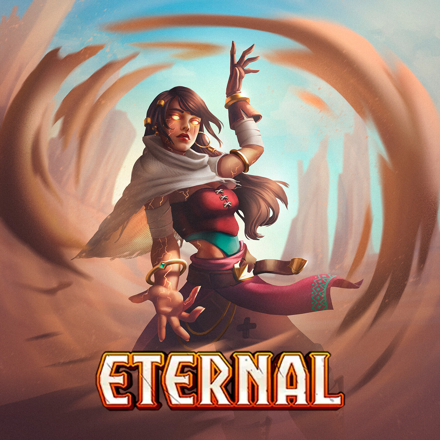 ArtStation - Illustrations for Eternal | Dire Wolf