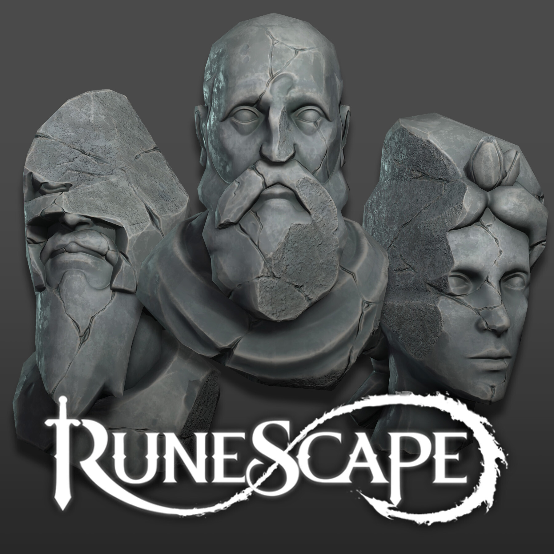 ArtStation - Runescape - Stylized Statue