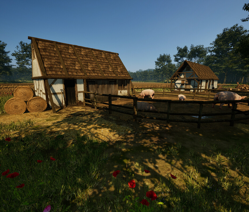 ArtStation - Unreal Engine - Medieval Farm