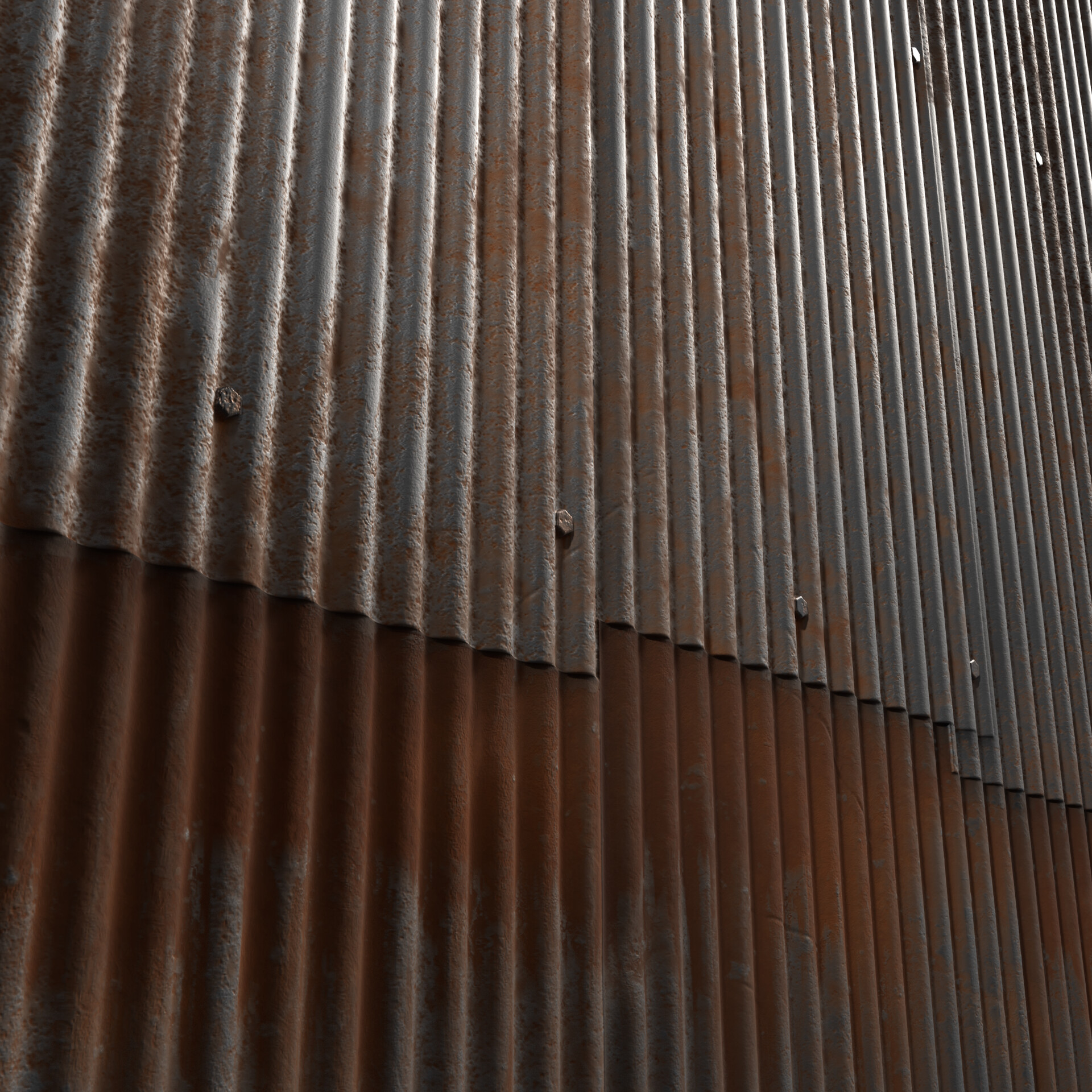 ArtStation - Corrugated Iron - Material