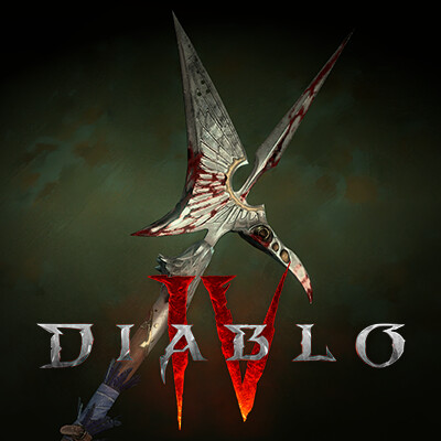 ArtStation - Diablo IV - "Death Raven" Weapon Set