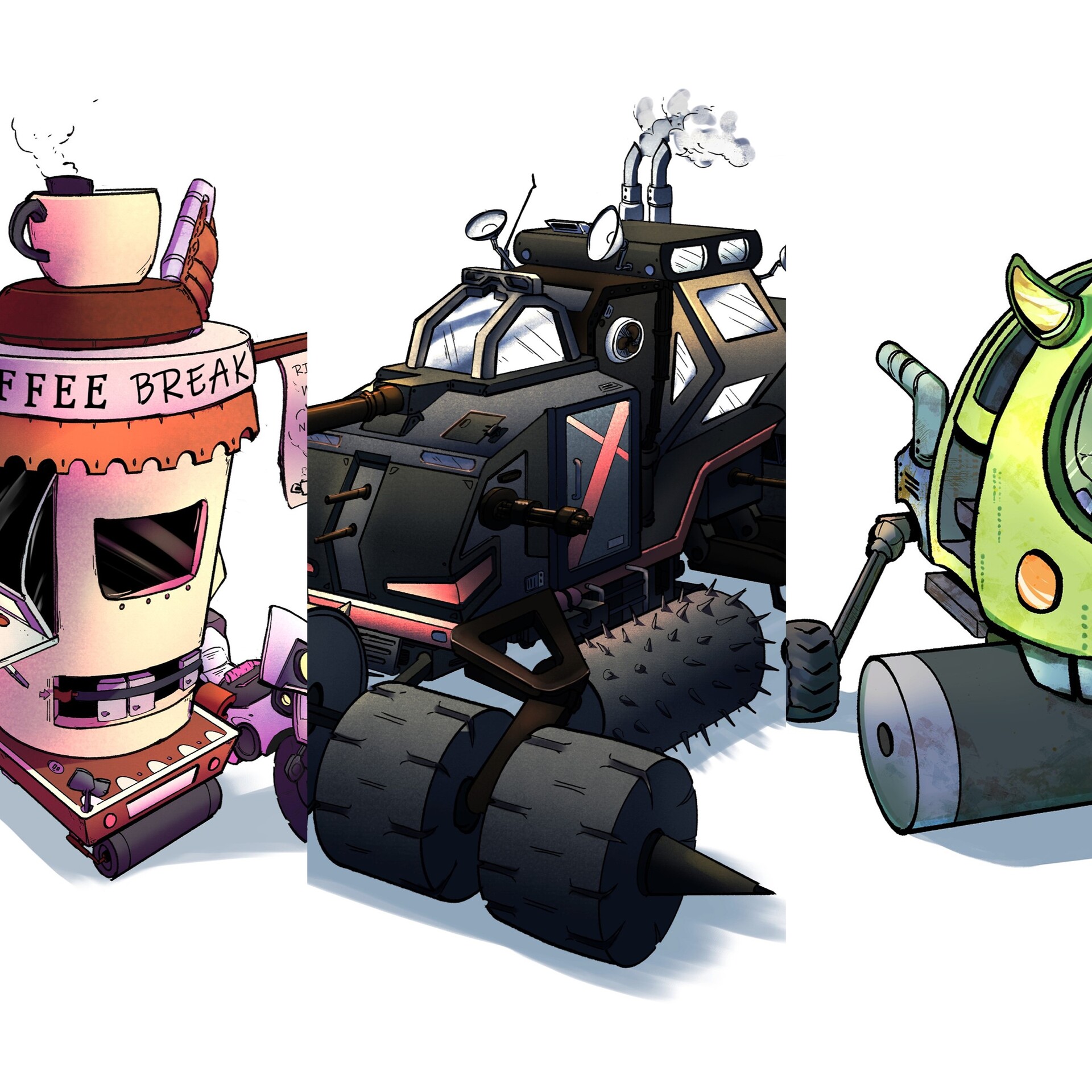 ArtStation - Vehicle Customization with a theme