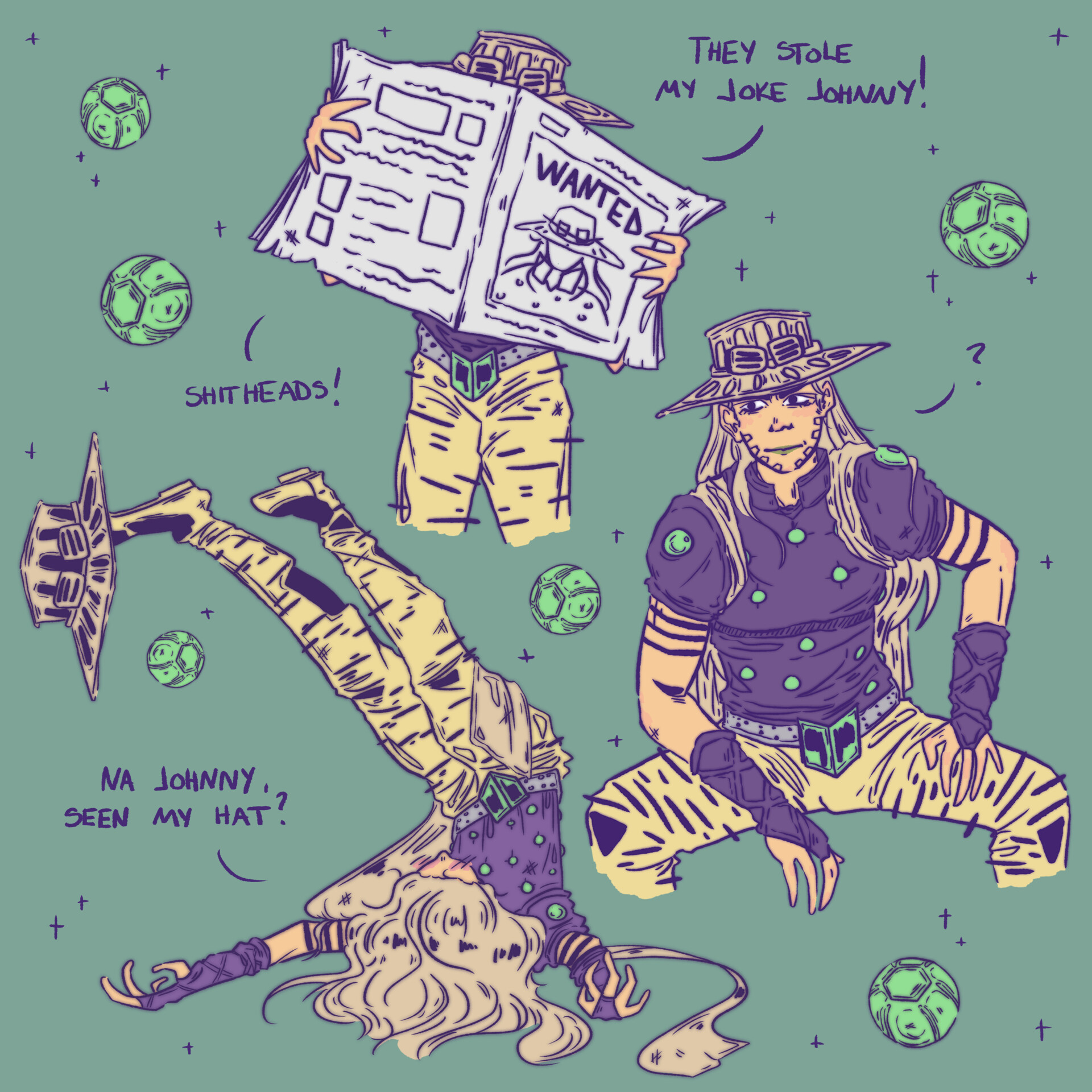 ArtStation - STEEL BALL RUN Gyro Zeppeli