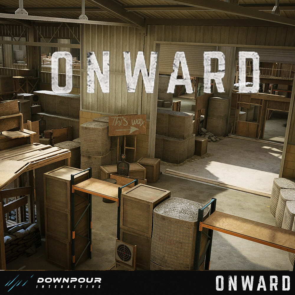ArtStation - Onward VR - FOB Environment