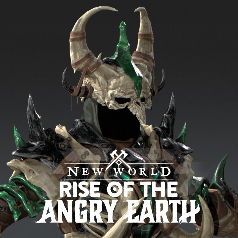 ArtStation - New World Rise of the Angry Earth Bestial Heavy Armor