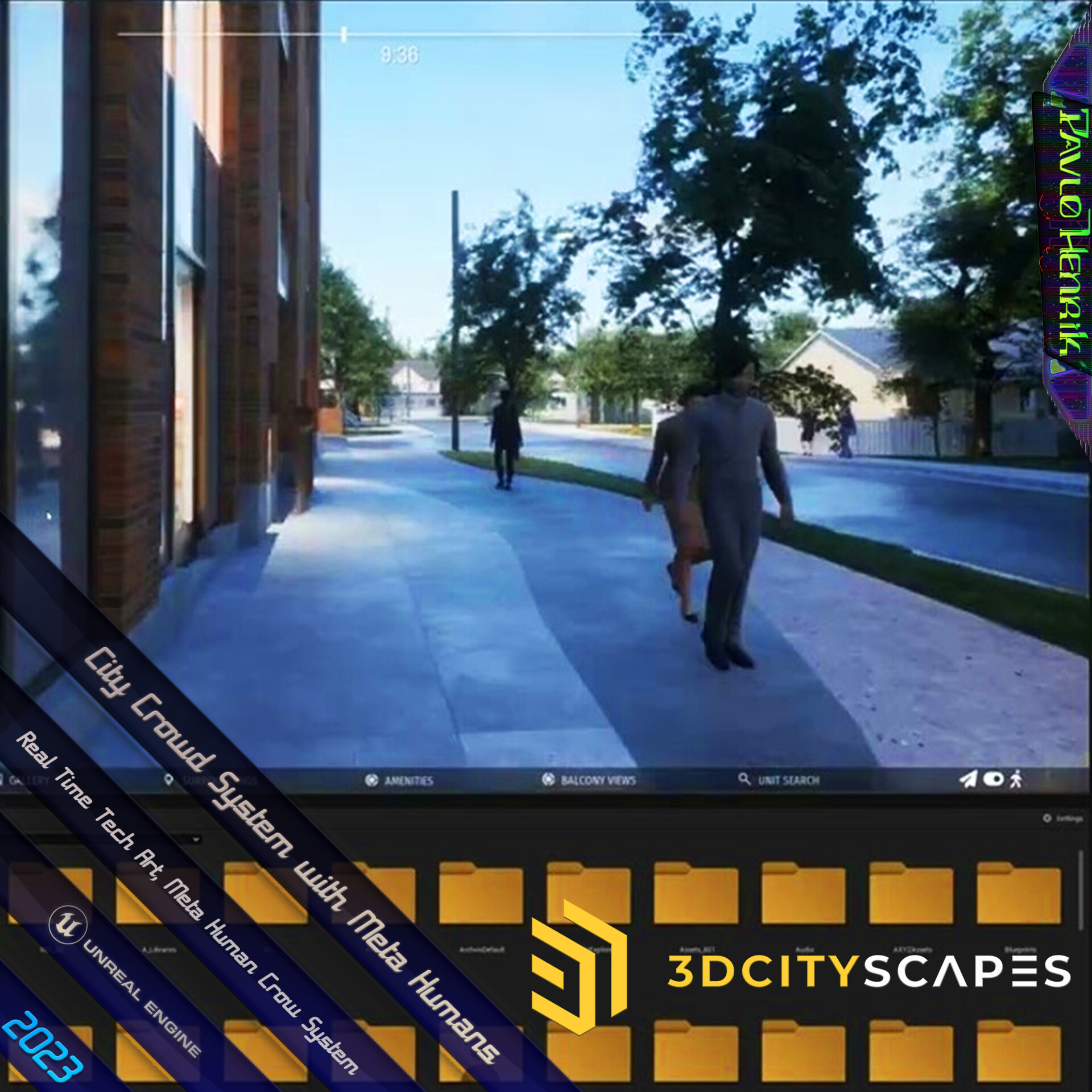 ArtStation - City people and vehicles systems UE5