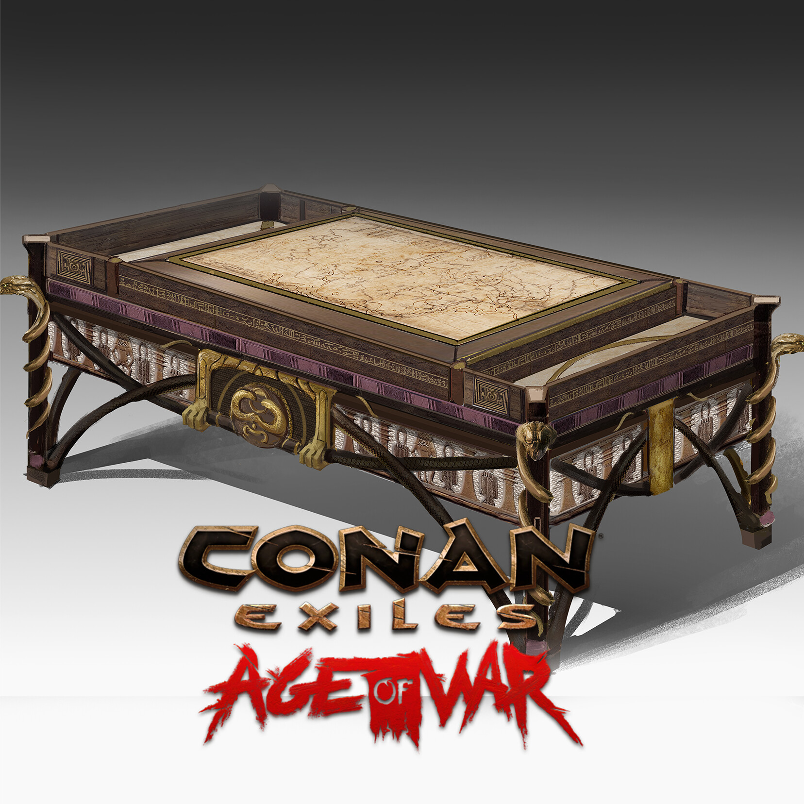 ArtStation - Conan Exiles - Stygian FOB Table