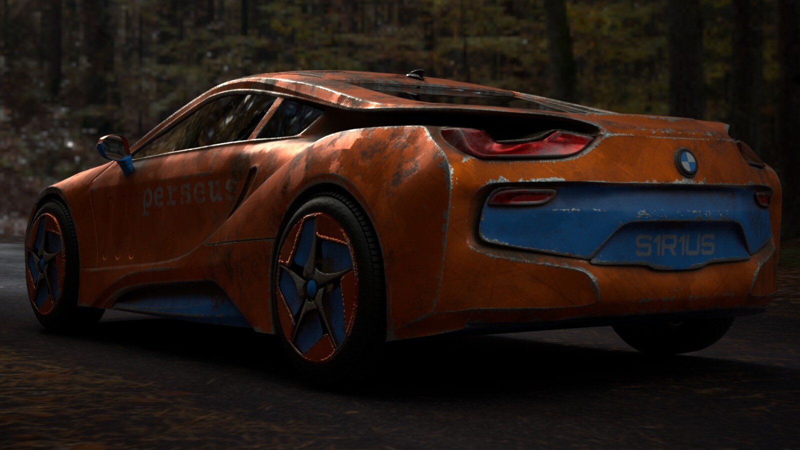 Utkarsh Rastogi - BMW i8 3D model