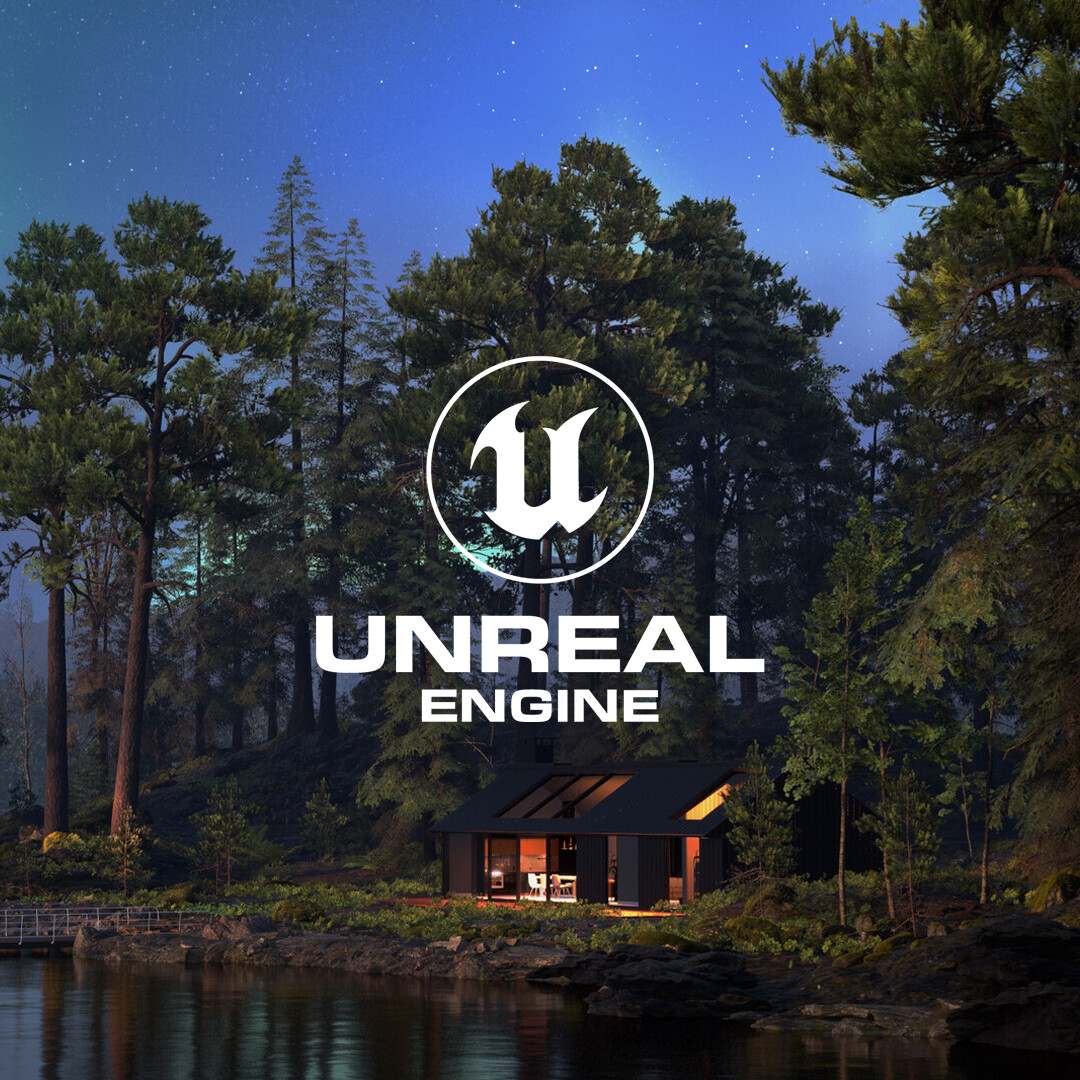 ArtStation - Demo scene Lakehouse into Unreal Engine 5