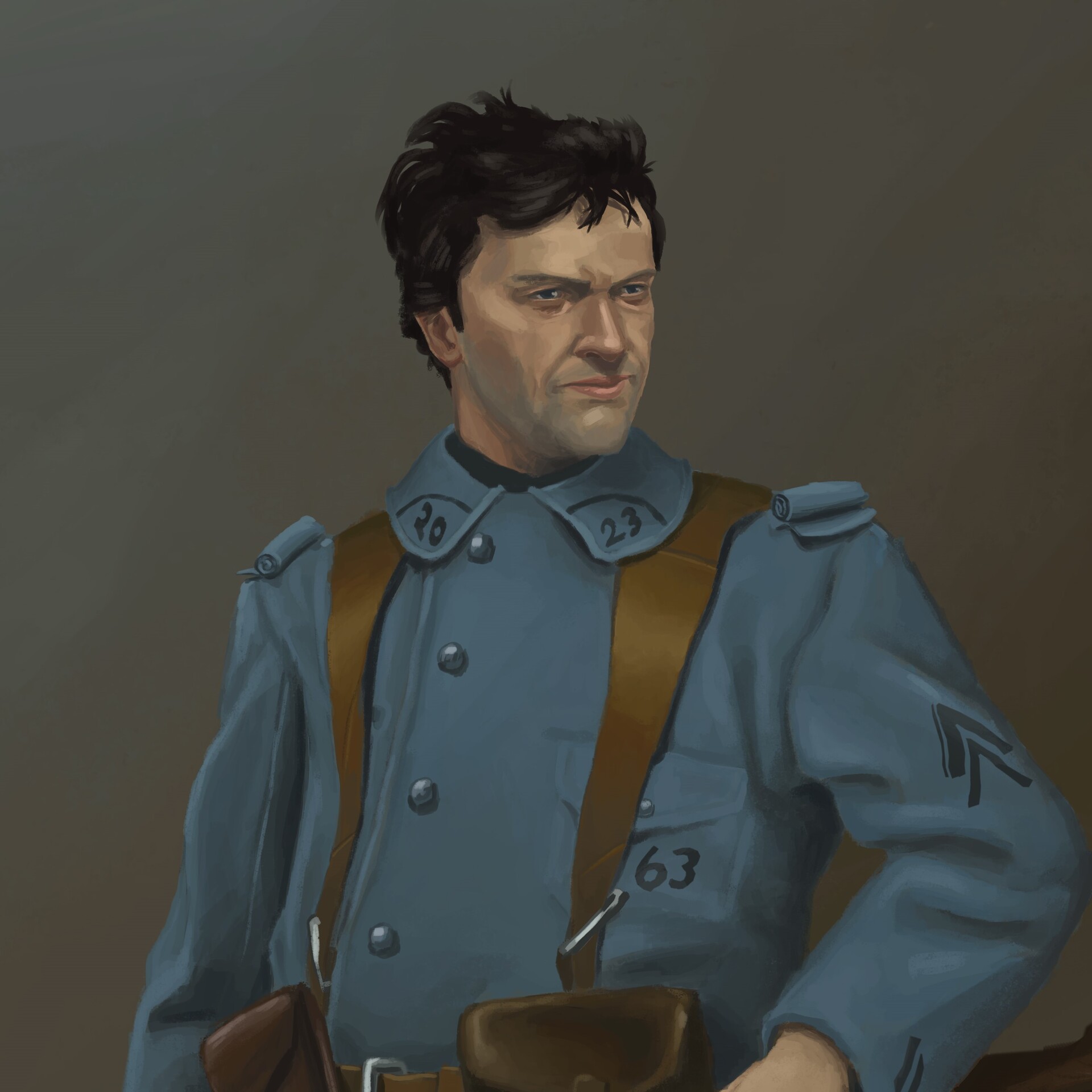ArtStation - World War I French Soldier