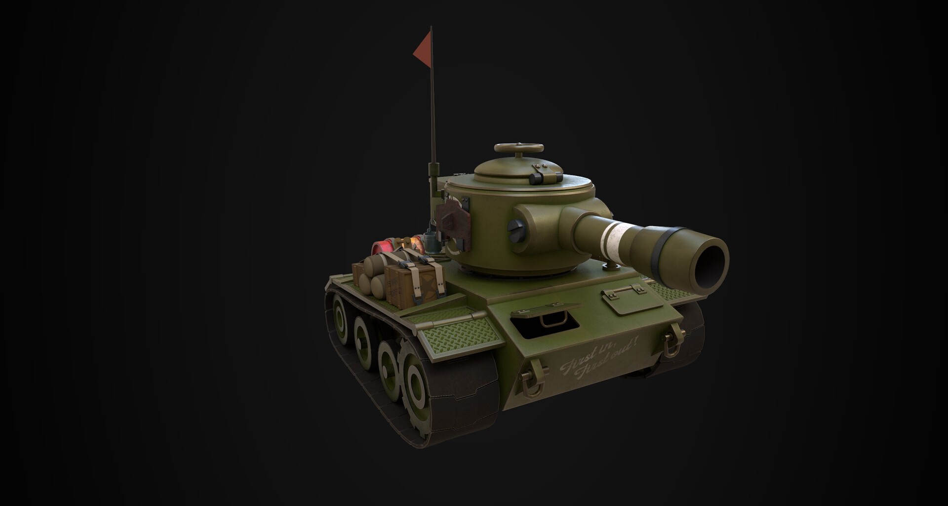 ArtStation - Stylized tank