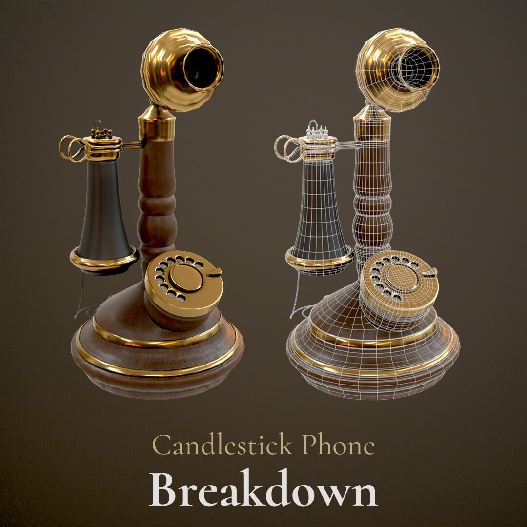 ArtStation - Candlestick Phone