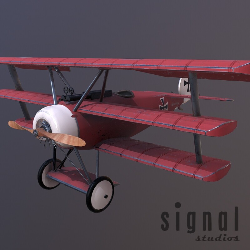 ArtStation - Fokker Red Baron : Signal Studios