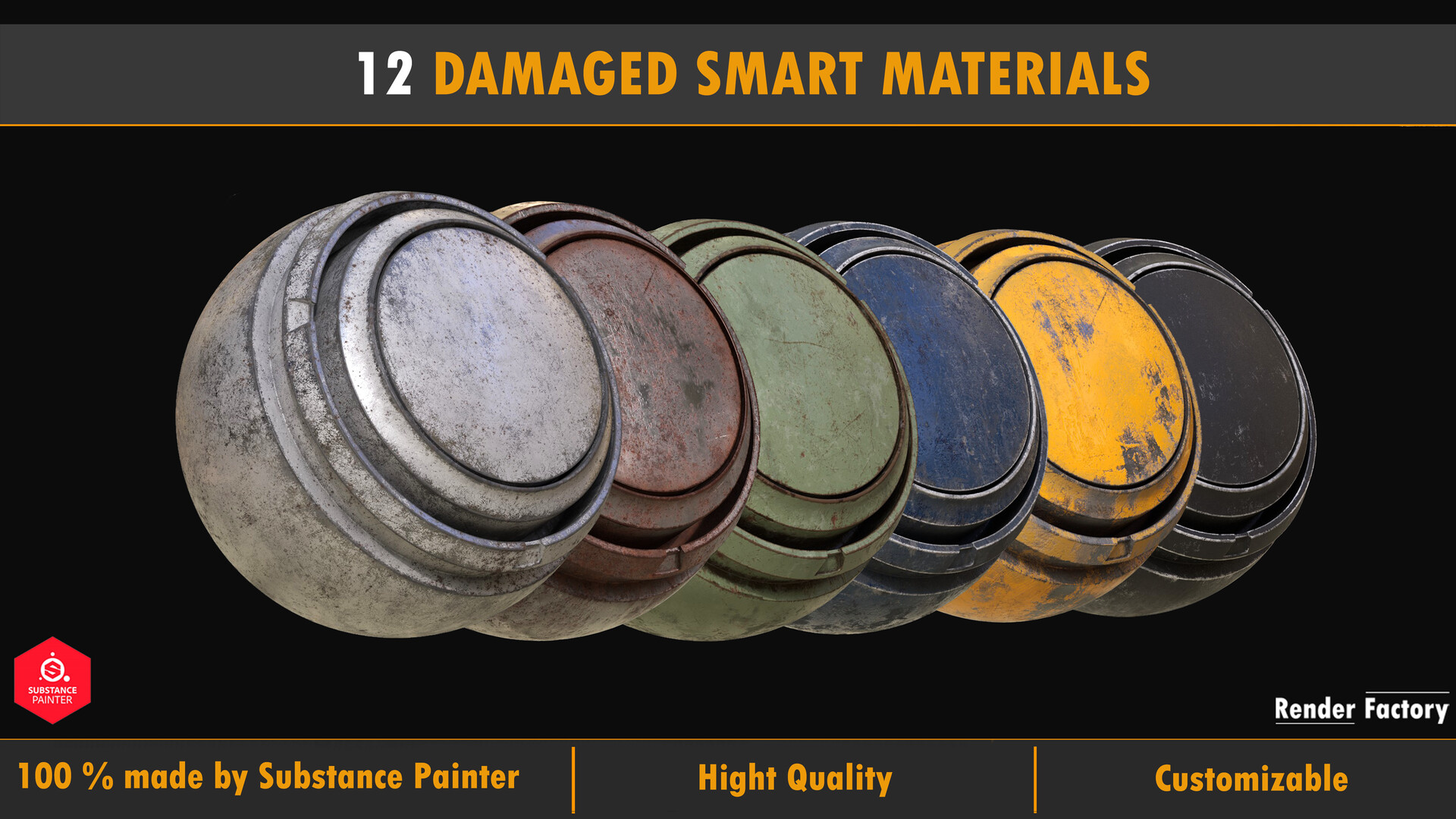 ArtStation - 12 Damaged Smart Materials