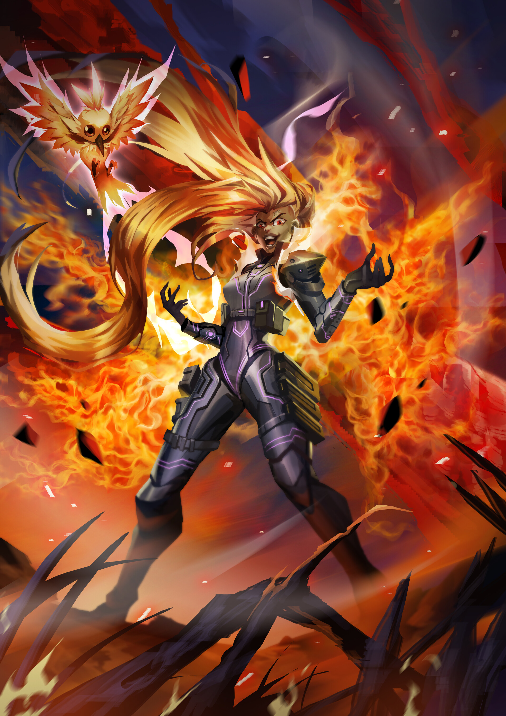 ArtStation - flame on!