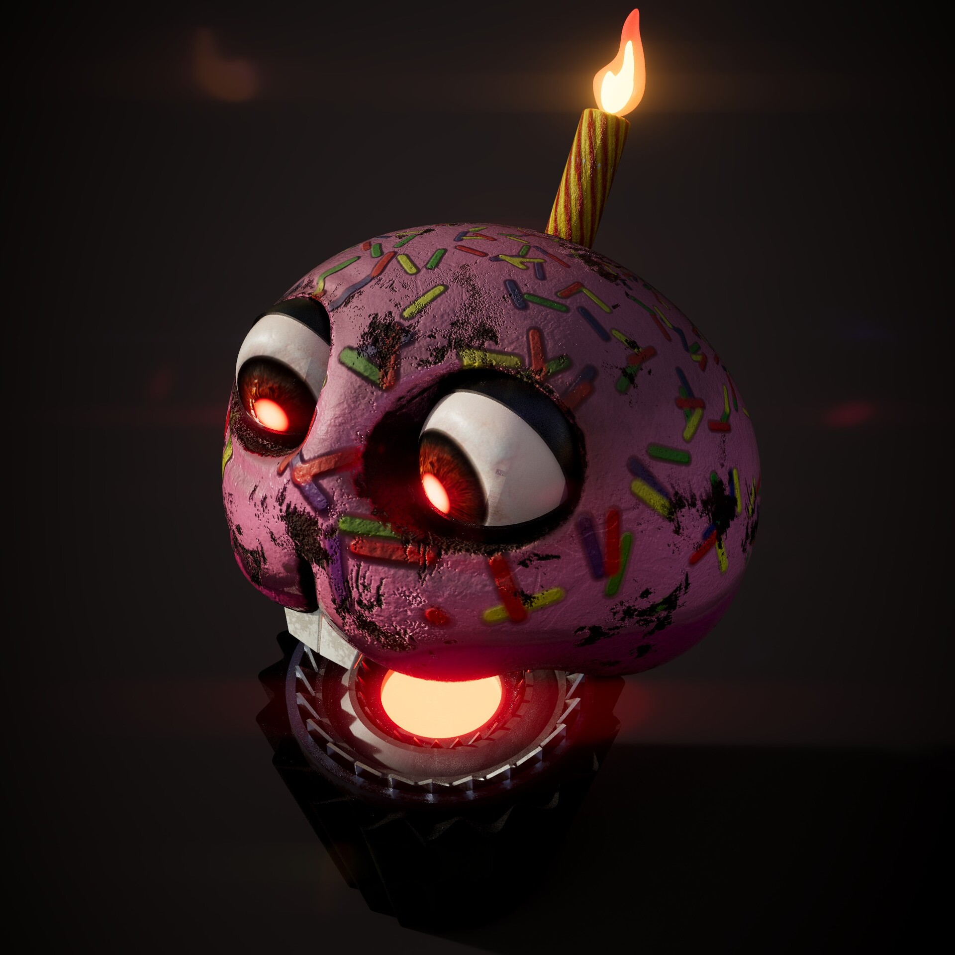 ArtStation - CUPCAKE AKA "BOLIN" - Five Nights at Freddy's - Angry Version