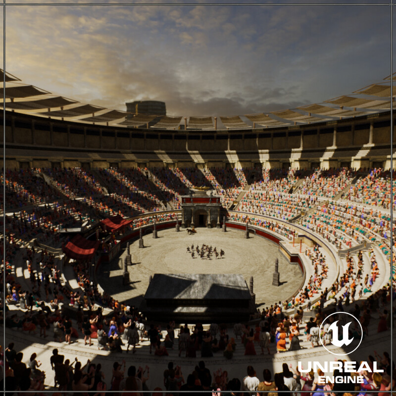 ArtStation - Coliseum / Unreal Engine 4 (Path tracing)