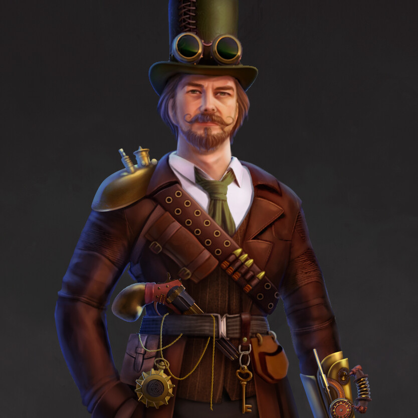 ArtStation - Steampunk Character