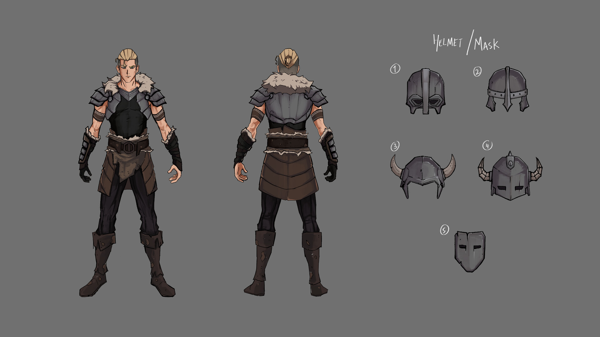 ArtStation - Archons Fall - Melee Mob Viking Age