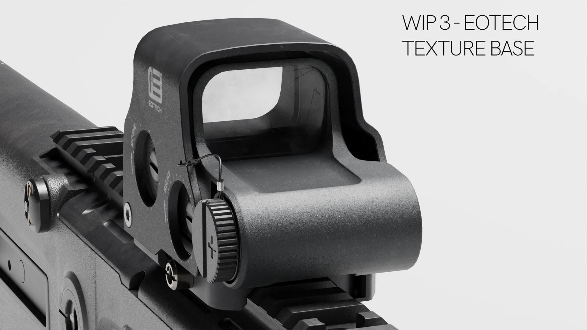 ArtStation - WIP of Eotech EXPS3 Reticle / Base Textures