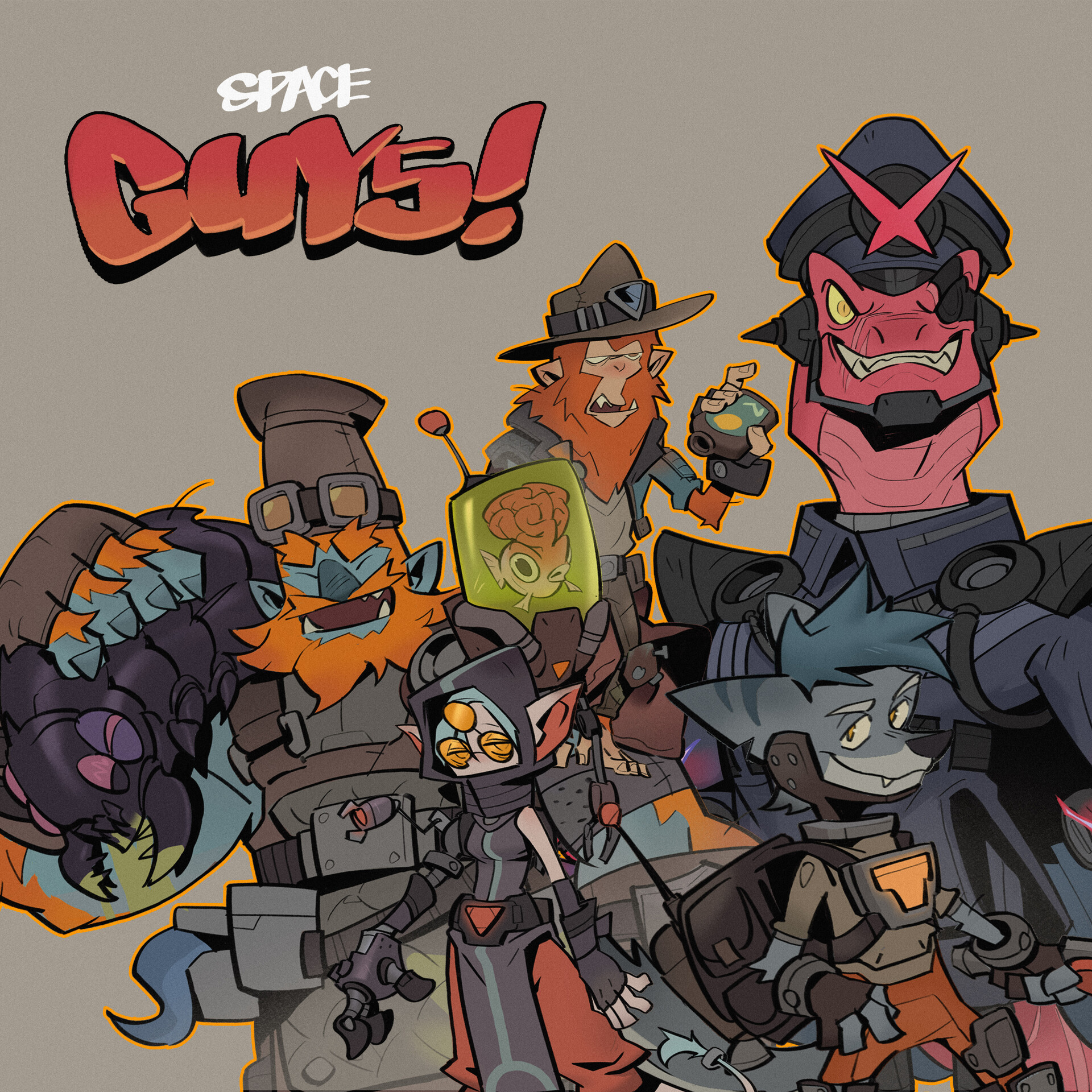 ArtStation - SPACE GUYS！