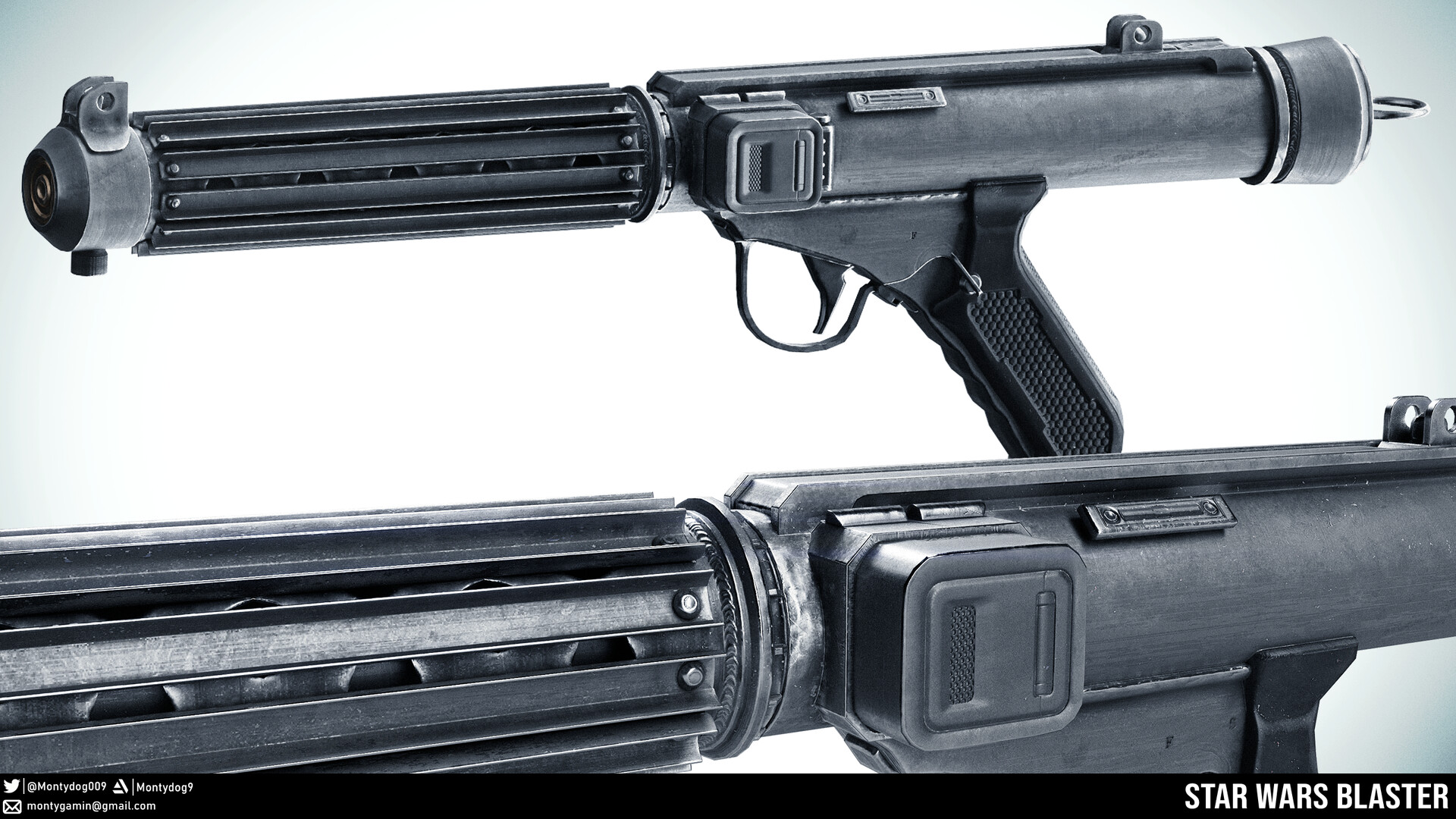 ArtStation - Sci-Fi Blaster Weapon