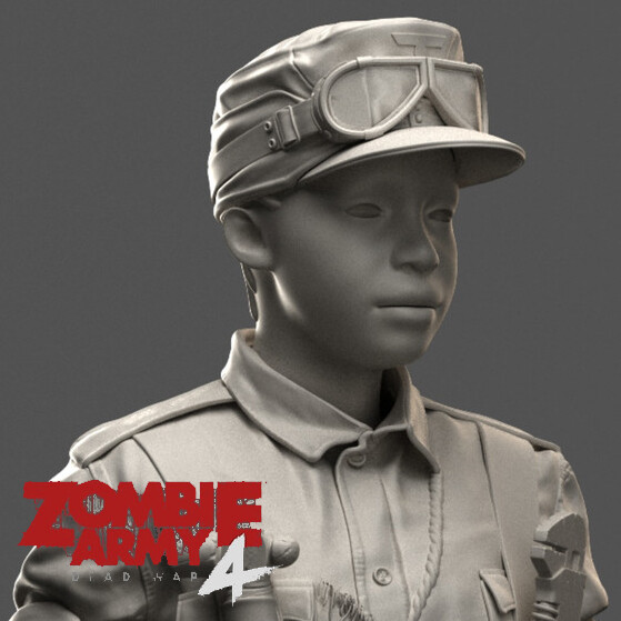 ArtStation - Shola Desert Rat Skin - Zombie Army 4