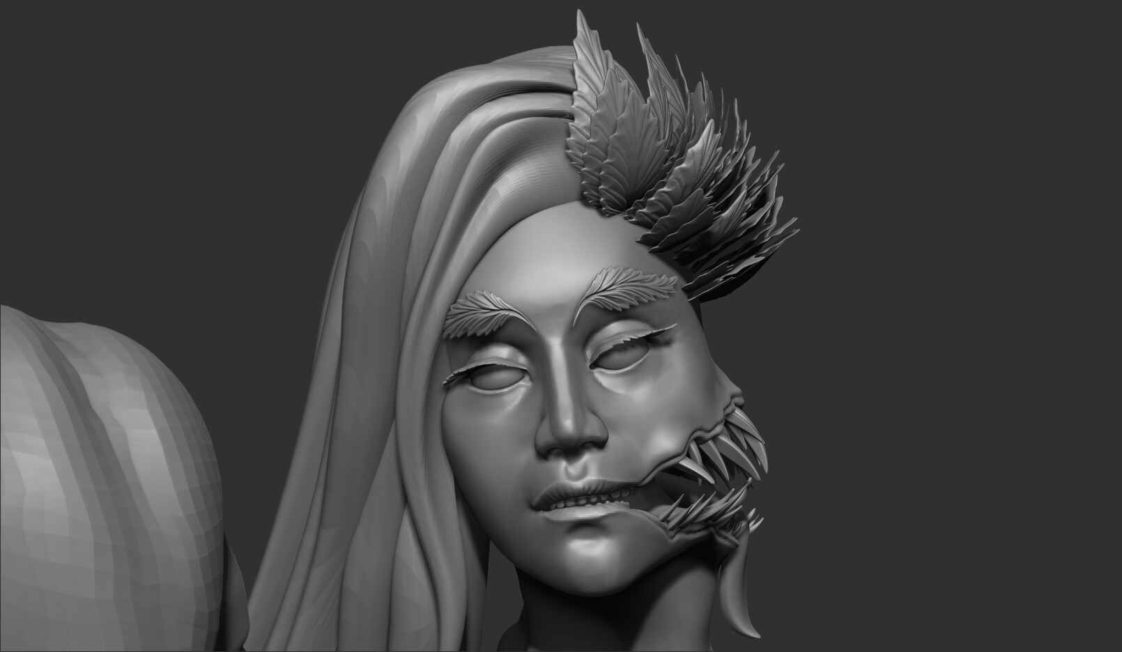 ArtStation - Post Apocalypse - Poison Ivy Sculpt - WIP