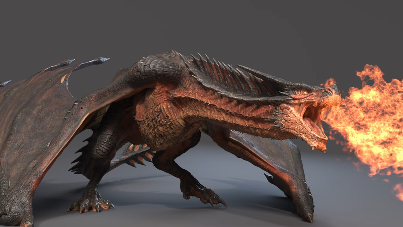 ArtStation - Tyrant Dragon Animation - MAYA 2023 Reel