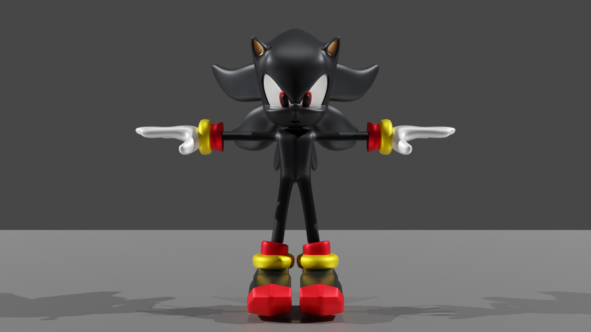 ArtStation - Sega Shadow em Blender 3D!