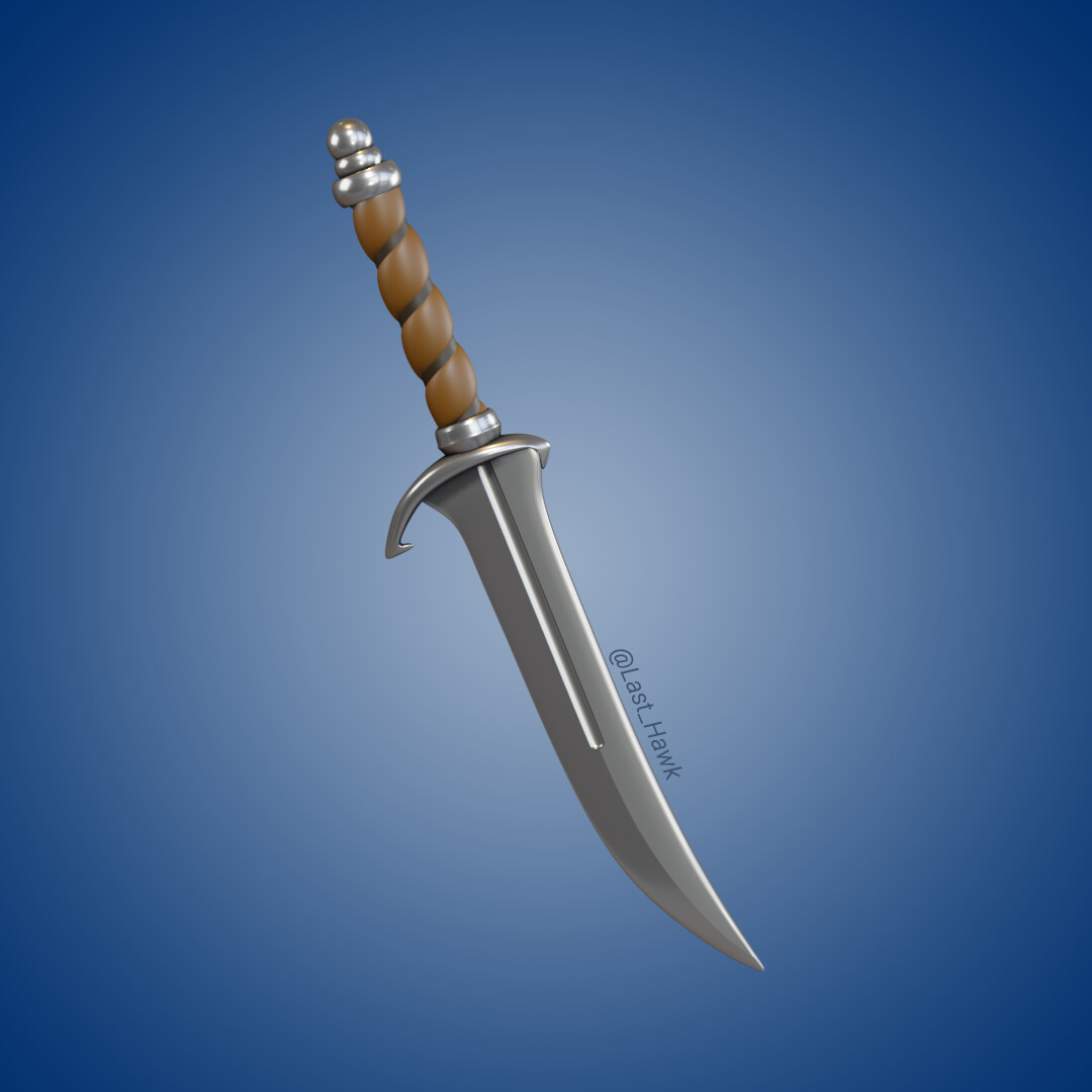 ArtStation - Dagger for 3d print