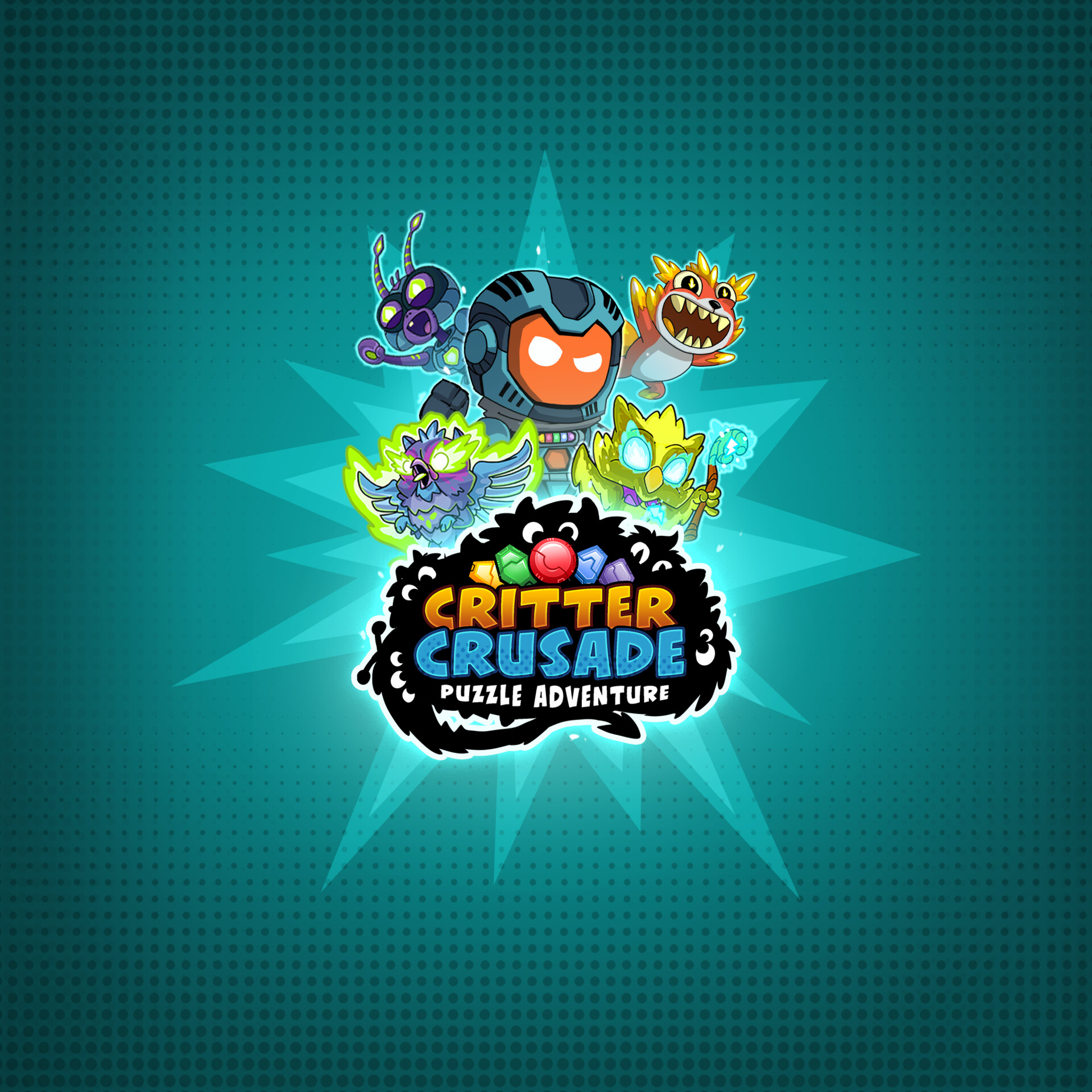 ArtStation - Critter Crusade Puzzle Game Artwork