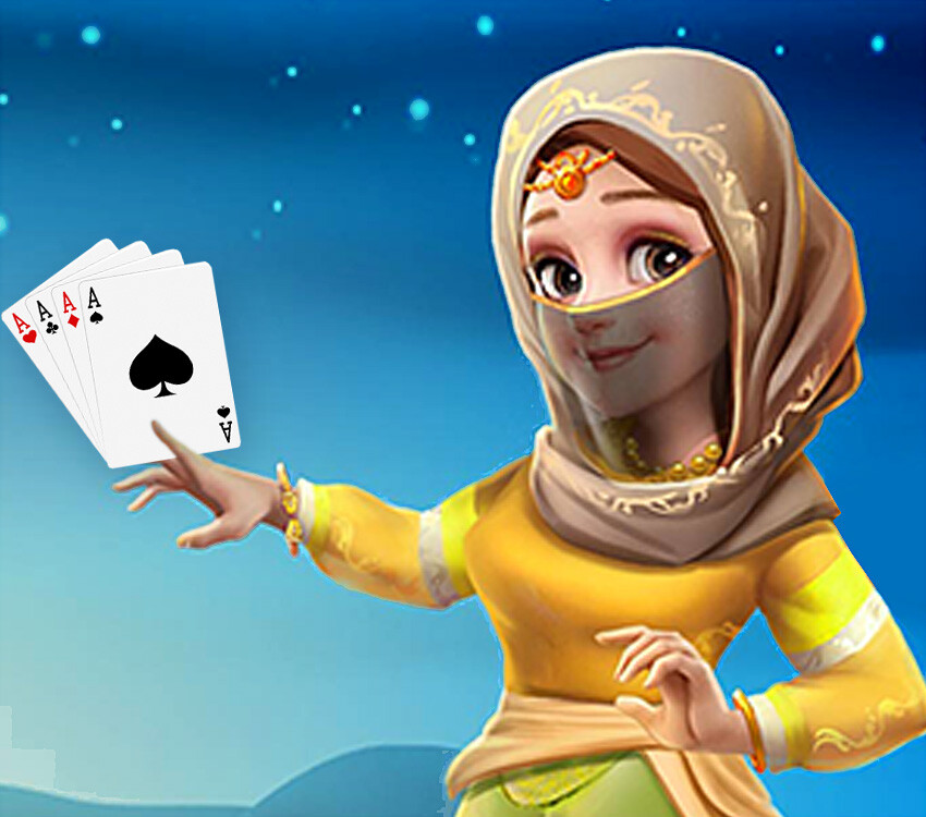 ArtStation - Baloot - Arabian Playing Cards Game
