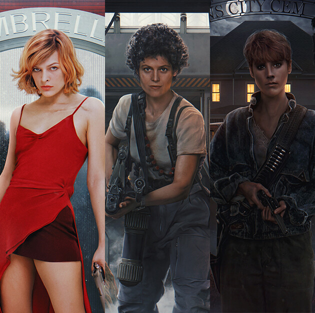 ArtStation - Horror. Alice. Ripley. Barbara