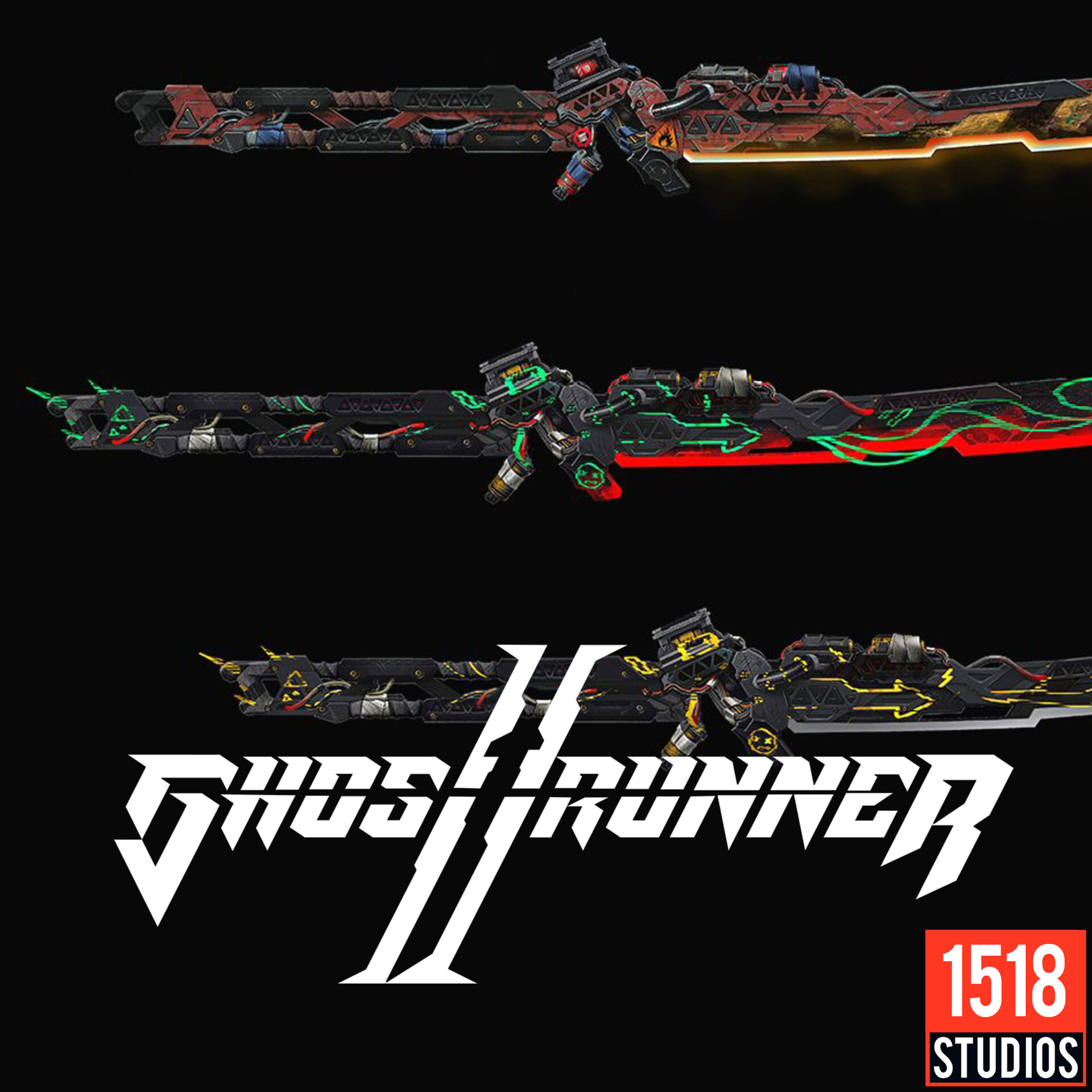ArtStation - Ghostrunner 2 – Sword Concept Art