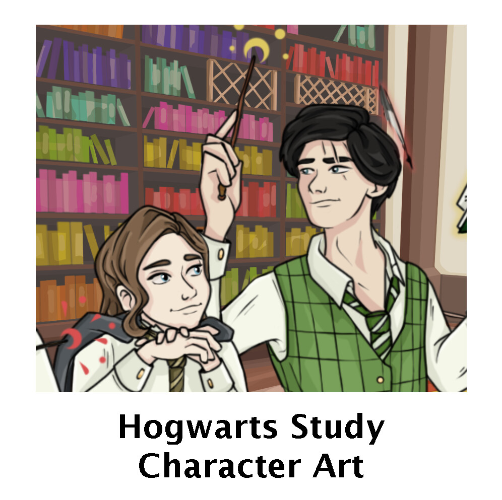 ArtStation - Hogwarts Study Session