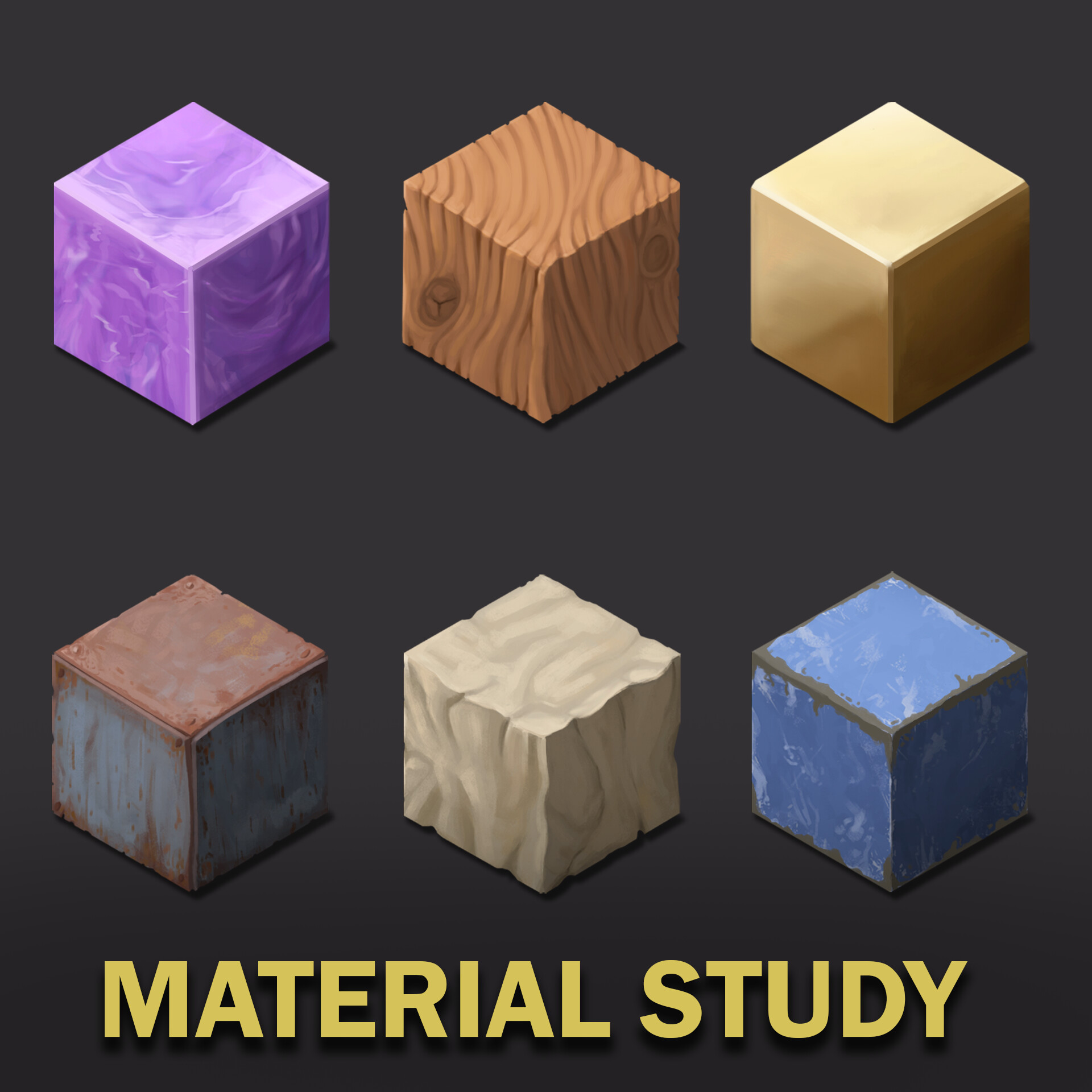 ArtStation - Material Study
